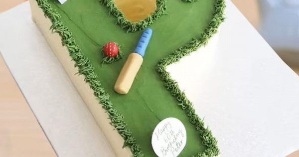 P Shaped Cake Delivery In Delhi NCR