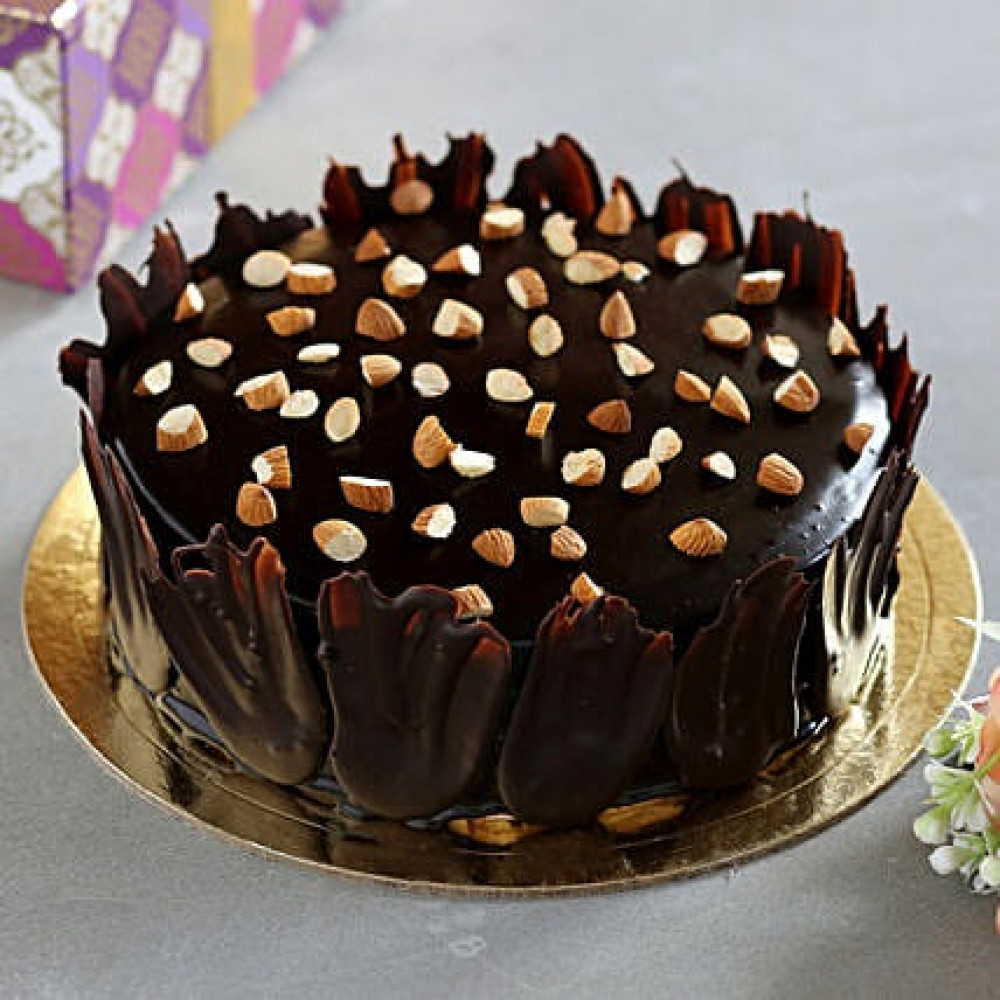 Choco Almond Cake Delivery In Delhi NCR