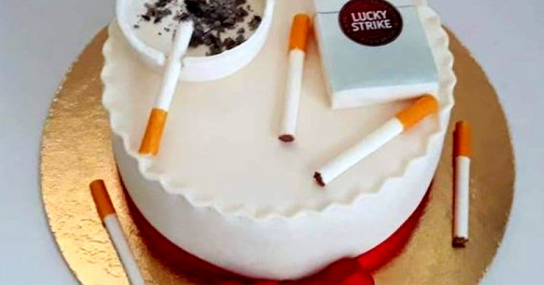 Cigarette Theme Birthday Cake Delivery In Delhi NCR
