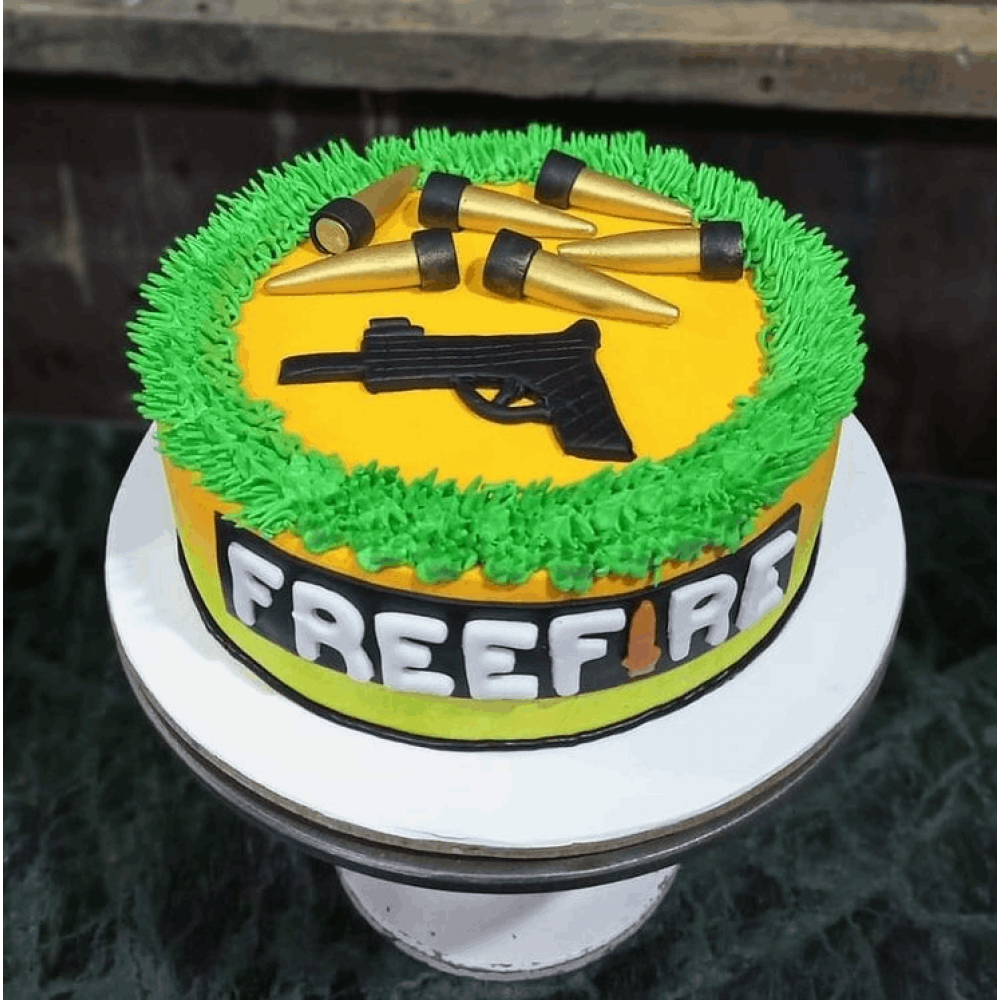 Free Fire Theme Cake Delivery in Delhi NCR