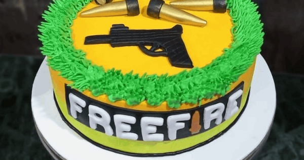 Free Fire Theme Cake Delivery in Delhi NCR