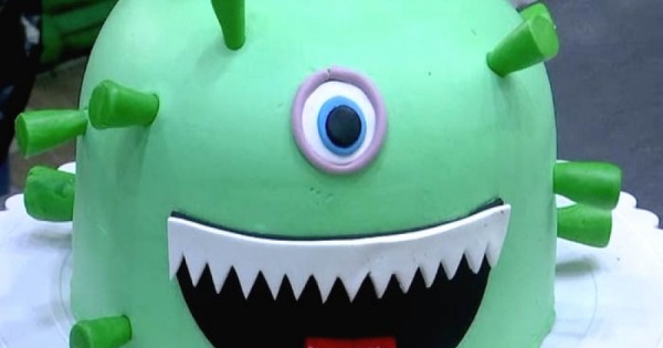 Buy Egg-less Corona Virus Cake