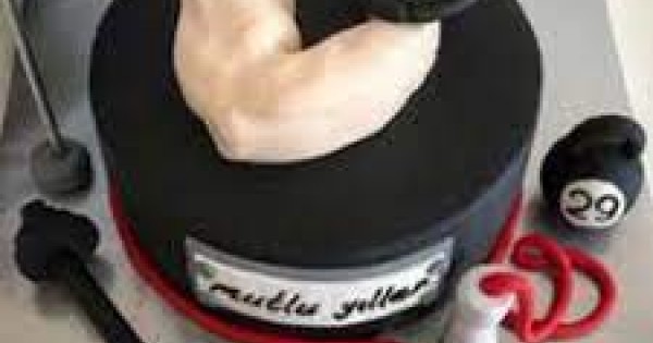 Fitness Bicep Cake In Delhi NCR