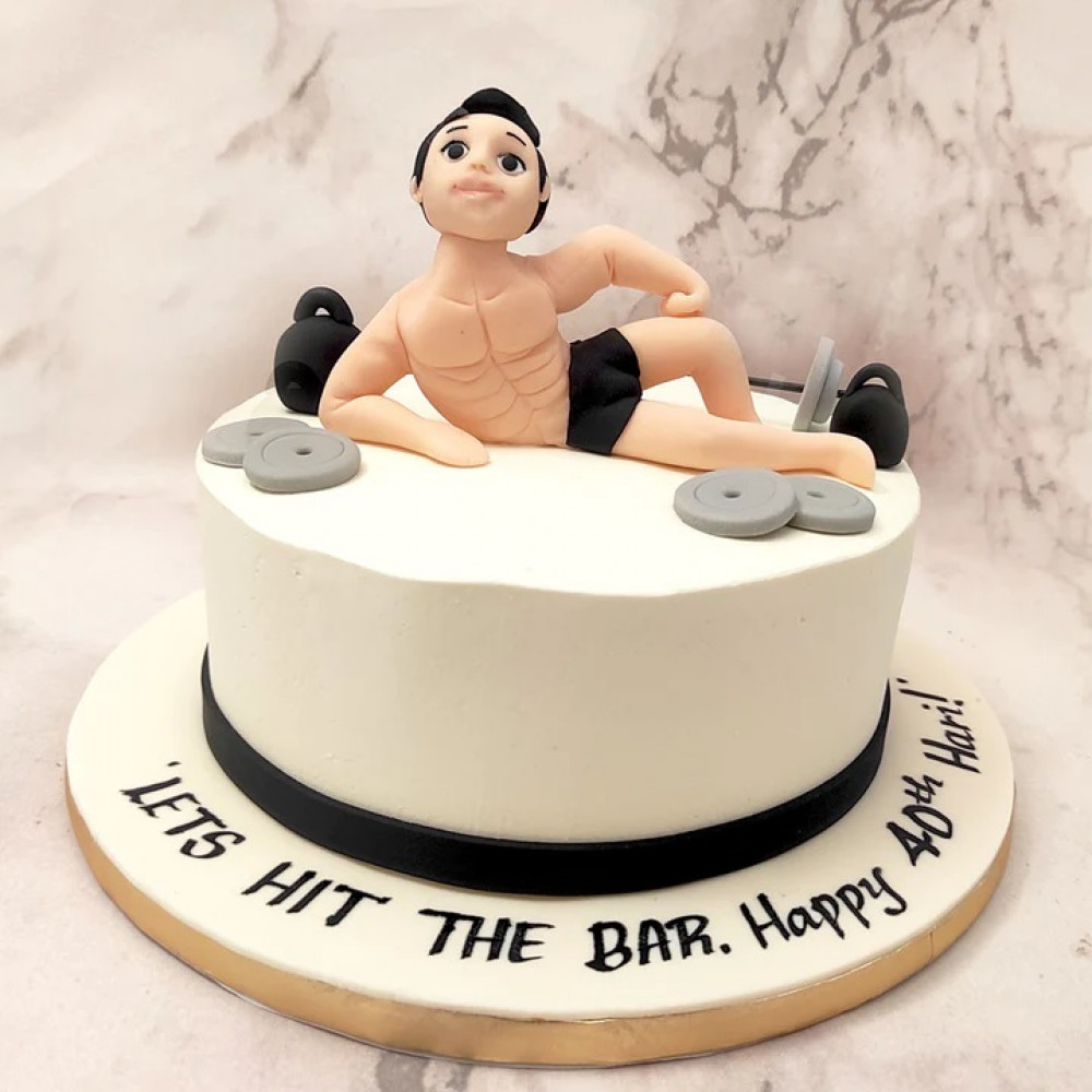 Gym Theme Boy Cake In Delhi NCR