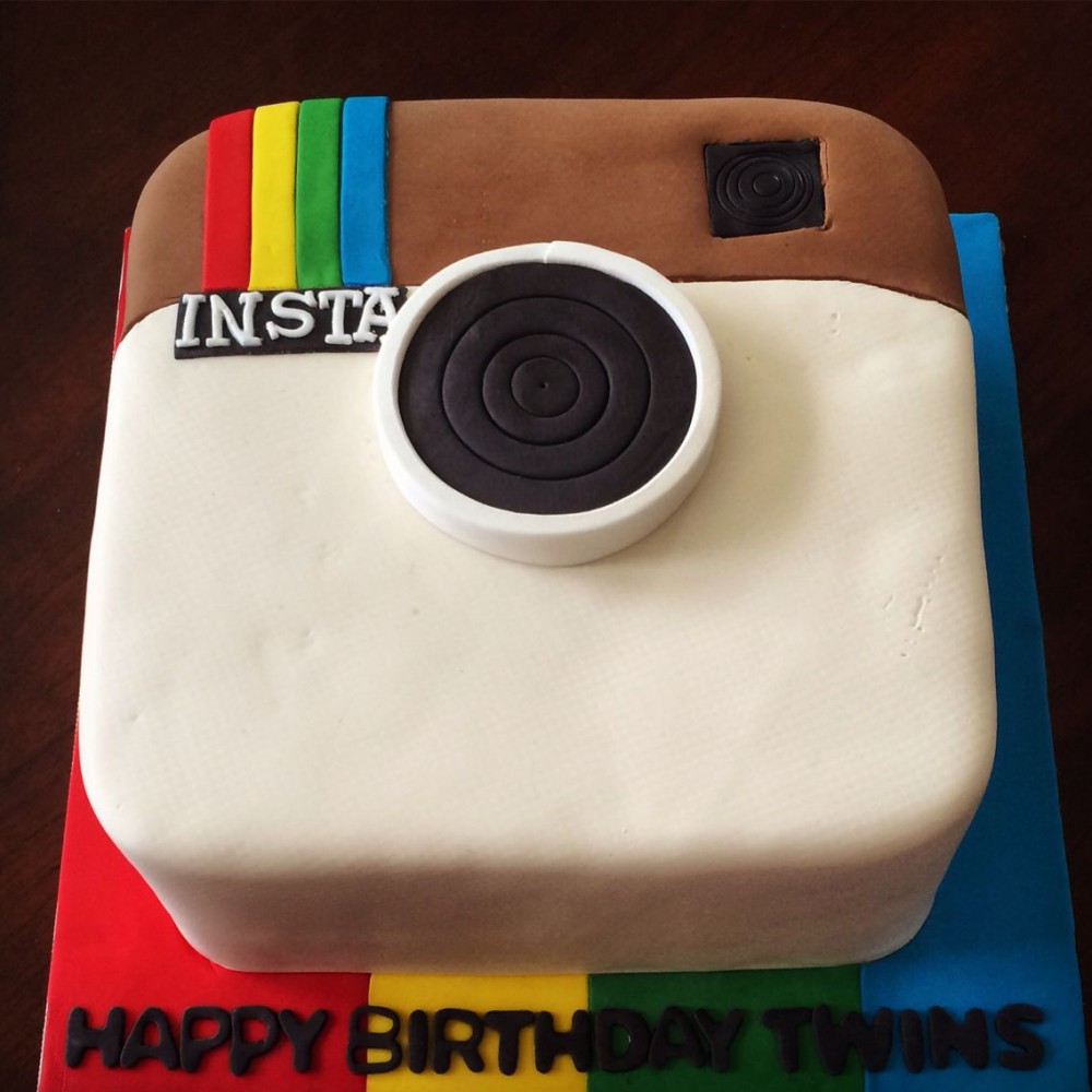 Insta Theme Fondant Cake Delivery In Delhi NCR
