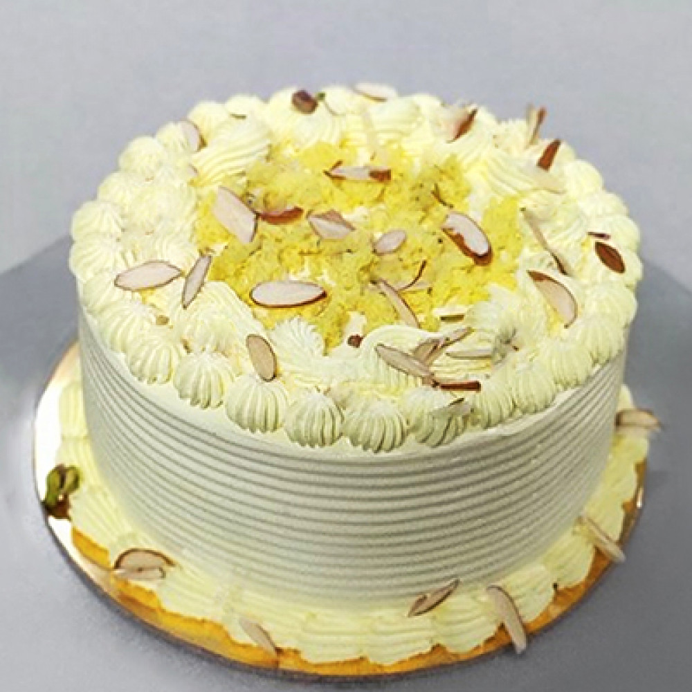 Rasmalai Pista Cake Delivery In Delhi NCR