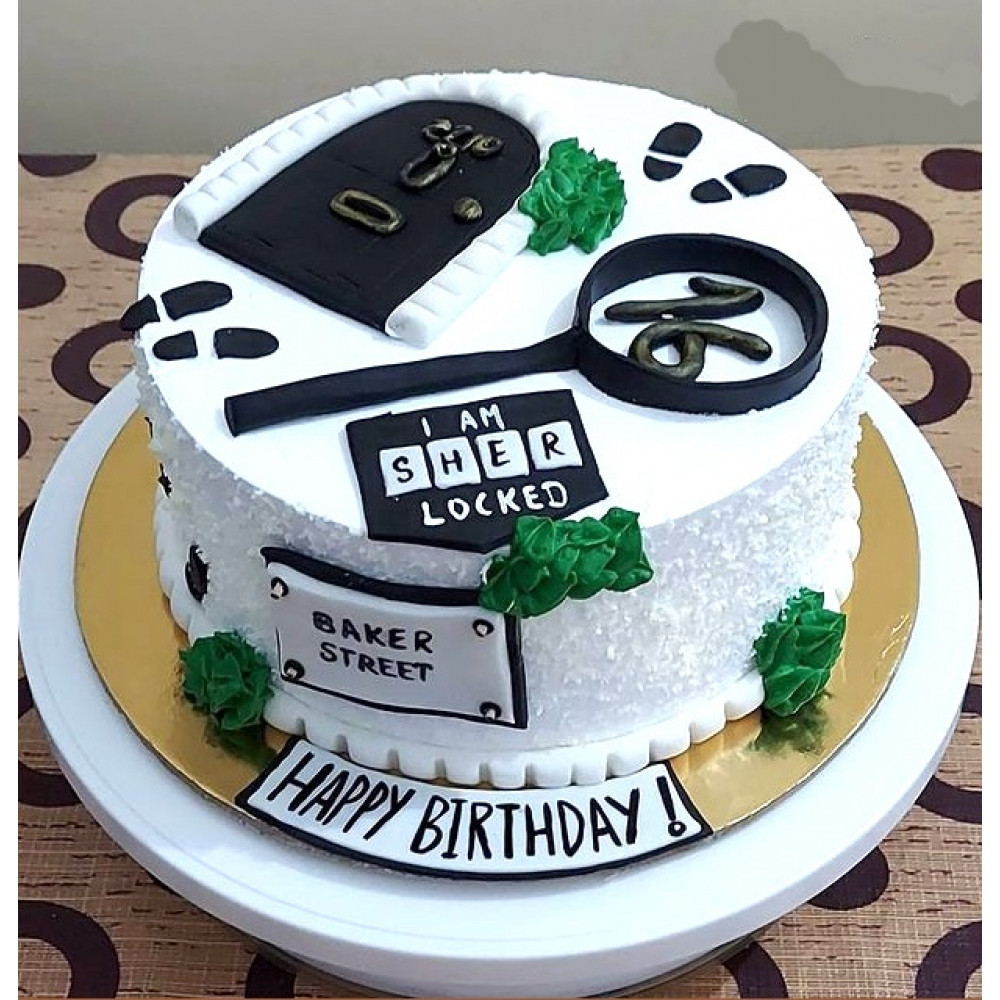 Buy Sherlock Holmes Themed Cake Delivery Delhi NCR